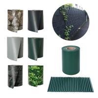 China PVC Waterproof Tarpaulin Privacy Screen Soft Strip 1-3.2m Width 50-100m Roll for Garden Farm Fencing for sale