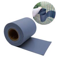 China PVC Outdoor Fence Tarpaulin Laminated Cross/Plain Style Waterproof Anti-UV for sale