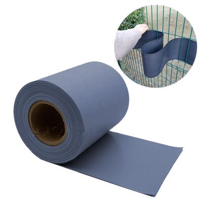 China PVC Outdoor Fence Tarpaulin Laminated Cross/Plain Style Waterproof Anti-UV for sale