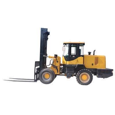 China All Terrain Forklift FD80 - 8 Ton Capacity, 92KW Power, 3000-6000mm Lift Height for Heavy-Duty Outdoor Applications for sale