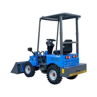 China HORNQUIP H04EV Electric Mini Wheel Loader 400kg Capacity with 0.2m³ Bucket and 6-Hour Battery Runtime for sale