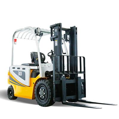 China FB30 Seated Electric Forklift 3 Ton Capacity with Pneumatic Tires 72V Battery 3000mm Lift Height for sale