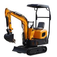 China HORNQUIP H10 Mini Crawler Excavator 900KG with 7KW KOOP Diesel Engine for Construction and Landscaping for sale