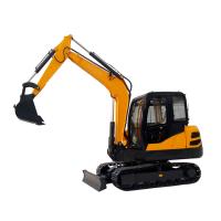 China HORNQUIP H65 Crawler Excavator 6000 kg Operating Weight with 42.4 KW Engine and 0.21 m³ Bucket Capacity for sale