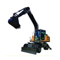 China HORNQUIP H9150 Diesel Wheel Excavator 14.5 Ton Operating Weight 0.6m³ Bucket Capacity for sale