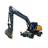 China CUMMINS Engine Wheel Excavator H9215 - 21500KG Operating Weight, 1.1m³ Bucket Capacity, 153KW Power for sale