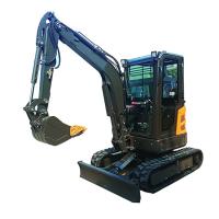 China HORNQUIP H27 Mini Crawler Excavator 2700KG with 0.1 m³ Bucket and 14KW KUBOTA Engine for sale