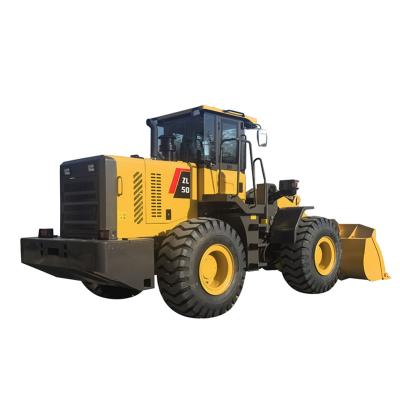 China ZL50 Planetary Transmission Wheel Loader 5-6 Ton Capacity 162 KW Power for Heavy-Duty Construction for sale