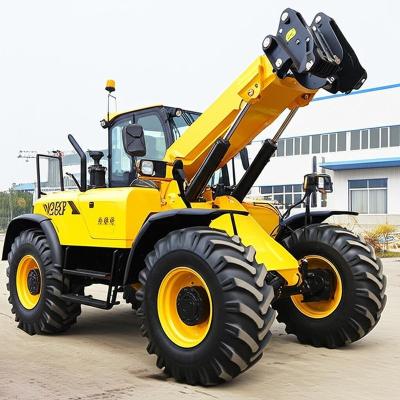 China Heavy-Duty Telescopic Wheel Loader with 5500 kg Load Capacity, 5.4m Lifting Height and 3 Reverse Gears for sale