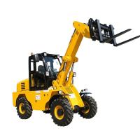 China Telescopic Wheel Loader with 5,500 Kg Maximum Load Capacity and 5.4m Lifting Height for Heavy-Duty Material Handling for sale