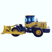 China Wheel Bulldozer DL180 with 129KW Engine Power, 13500kg Operating Weight and 38km/h Travel Speed for sale
