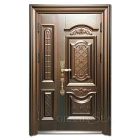 China United Kingdom Style Class a Burglar Latest Design Fire Rated Main Exterior Security Steel Doors for Villa for sale