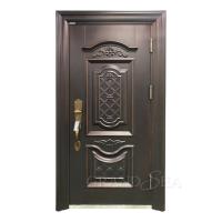 China United Kingdom Style Class a Burglar Latest Design Fire Rated Main Exterior Security Steel Doors for Villa for sale