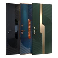 China Hot Sales House Main Big Iron Stainless Steel Luxurious Cast Aluminum Modern Entry Exterior Entrance Door Pivot for sale