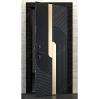 China New Design Italian Fashion Modern Design Russia Model First-Class Security Steel Metal Front Entry Pivot Door Price for sale