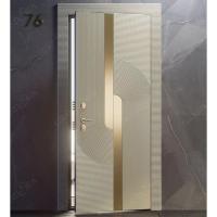 China New Design Italian Fashion Modern Design Russia Model First-Class Security Steel Metal Front Entry Pivot Door Price for sale