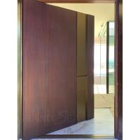 China American Style High Quality Anti Theft Aluminum Solid Wood Metal Stainless Steel Security Front Entrance Pivot Door for sale