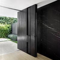 China American Style High Quality Anti Theft Aluminum Solid Wood Metal Stainless Steel Security Front Entrance Pivot Door for sale