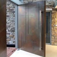 China Cheap Price Sturdy and Stylish Insulation Wooden Stainless Steel High End Aluminum Pivot Door Residential for sale
