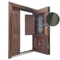 China Chinese Supplier Professional Product Cheap Price Top Supplier Luxury Design Metal Galvanized Security Steel Door for Business for sale