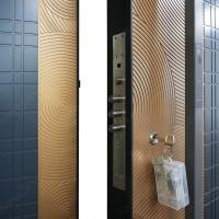 China Top Grade Classical Security Stainless Steel Single Swing Entry Door External Main Front Entry Stainless Steel Security Doors for sale