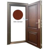 China Guatemala Carved Design Cast Aluminum Low Price High Quality Main Front Security Steel Door for Commercial Buildings for sale