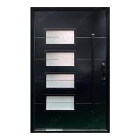 China American Style Entrance Door Security Door Aluminum  Glass Door for sale