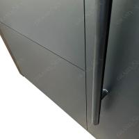 China Invisible Hinge Aluminum  Glass Pivot Door American Style Entrance Door Security Door for sale