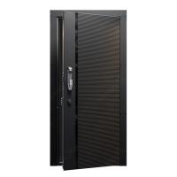 China Aluminum Door Stainless Steel   Security Door with Smart Lock with Light  for House for sale
