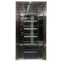China 2023 New Listed Modern Style Double Leaf Safety Emergency Exit Metal Door Fire Rated Strong Stainless Steel Door for sale