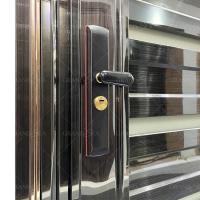 China 2023 New Listed Modern Style Double Leaf Safety Emergency Exit Metal Door Fire Rated Strong Stainless Steel Door for sale