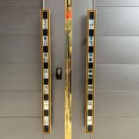 China New Listed Modern Style Double Leaf Safety Emergency Exit Metal Door Fire Rated Strong Stainless Steel Door for sale