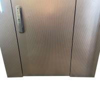 China GRANDSEA Stainless Steel Solid Wood Armoured Security Door Exterior Invisible Hidden Steel Front Main Door for sale