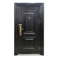 China Iran Standard  Pre-hung  Carved square  Anti-explosion High Quality 5 Point Lock Steel Front Entrance Door for sale