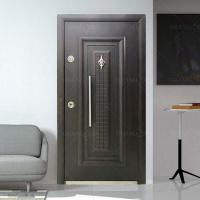 China 2022 Turkish Safety Steel Wooden Exterior Entry Security Turkey Armored Door for sale