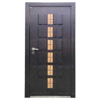 China Italian Style Wooden Armoured Security Steel Door for Home for sale
