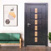China Italian Style Wooden Armoured Security Steel Door for Home for sale