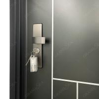 China Modern Style High Quality Cast Steel Easy Pattern Power Coated Surface Swing Door for Villa for sale