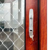 China Grandsea Factory Direct High Quality Porte Wooden Grain Waterproof External Aluminum Sliding Double Tempered Glass Doors for sale
