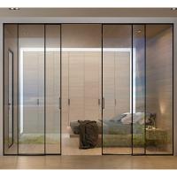 China European Standard Design Frameless Aluminum Interior Noiseless Sliding Door for Kitchen for sale
