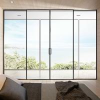 China European Standard Design Frameless Aluminum Interior Noiseless Sliding Door for Kitchen for sale