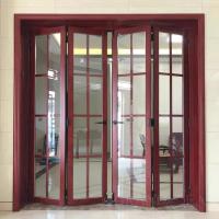 China Grandsea Hot Sale Aluminum Sectional Design Glass Folding Doors for Houses for sale