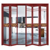 China Grandsea Hot Sale Aluminum Sectional Design Glass Folding Doors for Houses for sale
