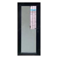China Good Sealing Performance Thermal Insulated Aluminum Swing Glass Door Hinged Single Double Doors French Style Front Casement Door for sale