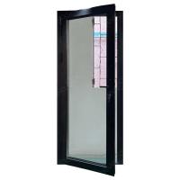 China Good Sealing Performance Thermal Insulated Aluminum Swing Glass Door Hinged Single Double Doors French Style Front Casement Door for sale