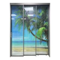 China Narrow Frame  Aluminium Alloy Tempered Glass  Sliding Door Grandsea Factory Outlet  Balcony Door for sale