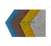 China Sound Absorption Building Materials Light Grey Painted Wood Wool Acoustic Panel For Office for sale