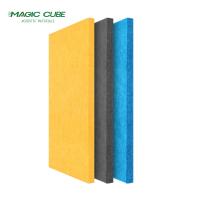China 1220*2420mm 3D Polyester Fiber Acoustic Panel Eco Friendly for Meeting Room for sale