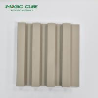China Contemporary Design Fluted Vertical Wood Slat Wall Panels with Customizable Length for sale
