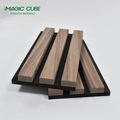 China Interior Wall Paneling E1 MDF Face Material with Eco-Friendly Polyester Fiber Base for sale
